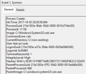 Sysmon doing lines | Hexacorn