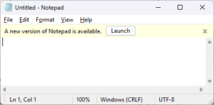 Some notes on Windows 11 Notepad | Hexacorn
